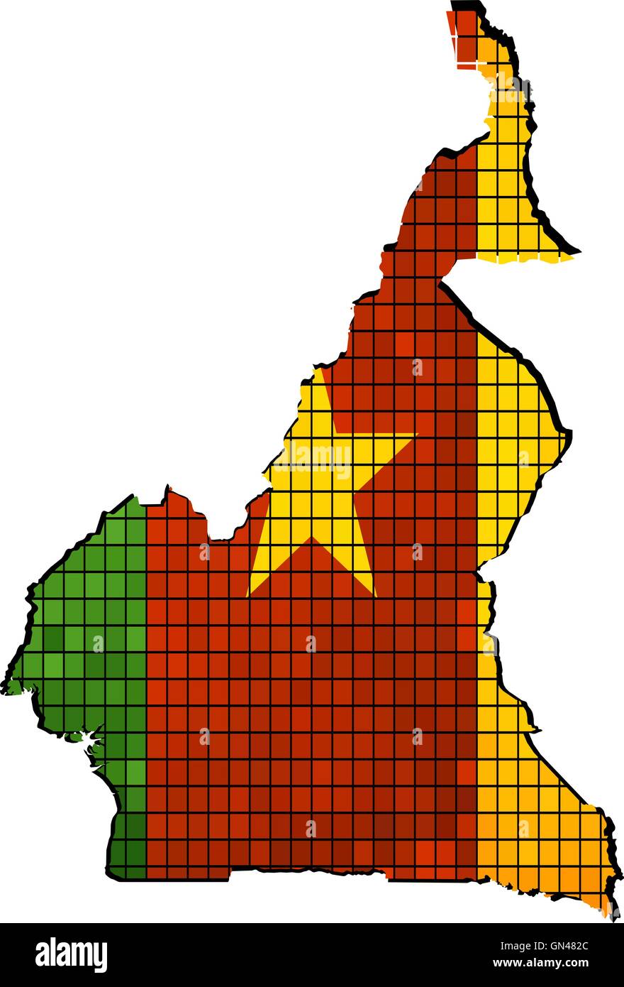 Kamerun landkarte Stockfotos und -bilder Kaufen - Alamy