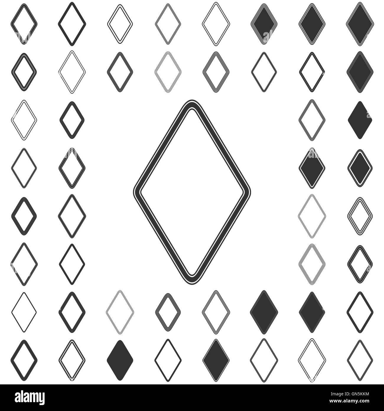 Rhombus logo Stock-Vektorgrafiken kaufen - Alamy