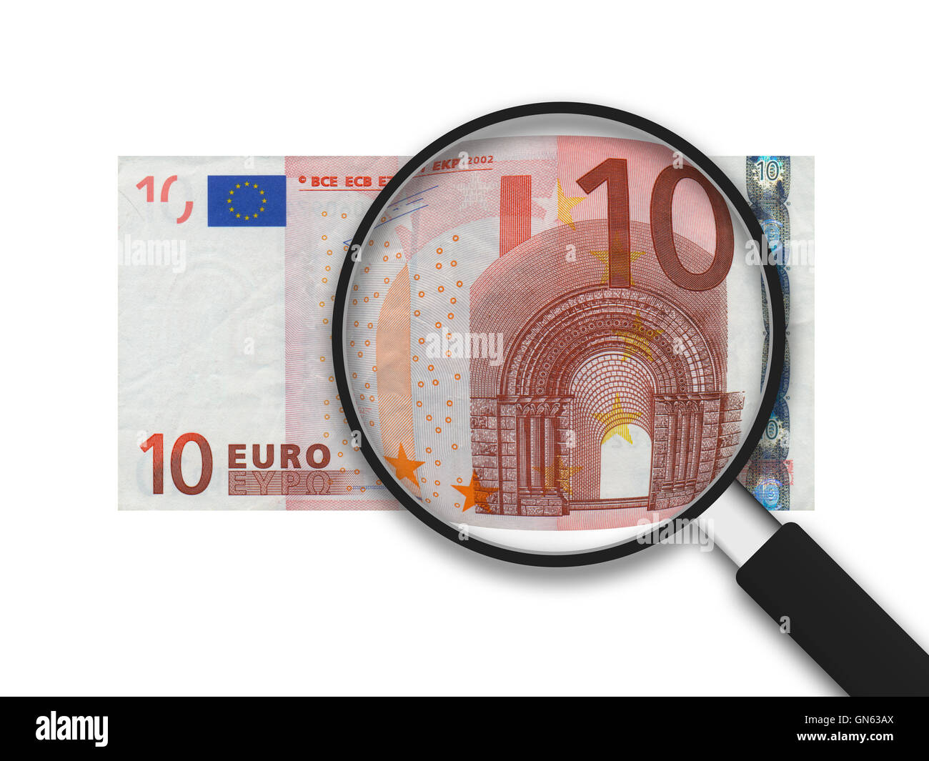 Ten 10 euro bill note -Fotos und -Bildmaterial in hoher Auflösung – Alamy