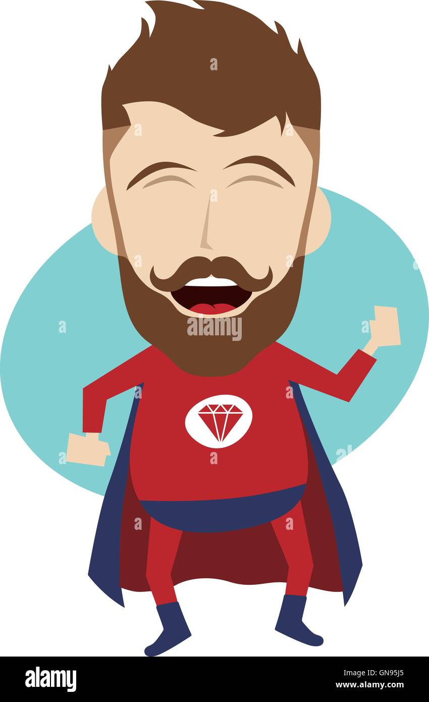 Superhelden cartoon Stock-Vektorgrafiken kaufen - Alamy