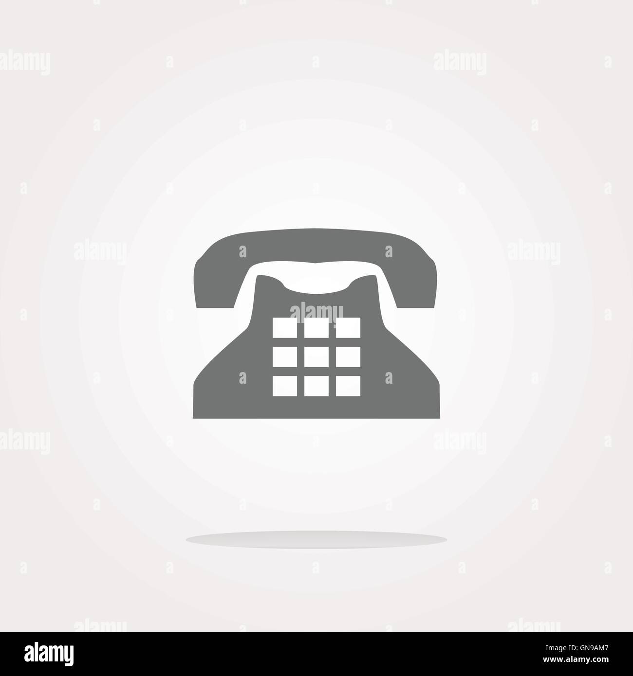 Telefon-Symbol. Telefon-Symbol Vektor. Telefon Icon Art. Telefon Symbol ...