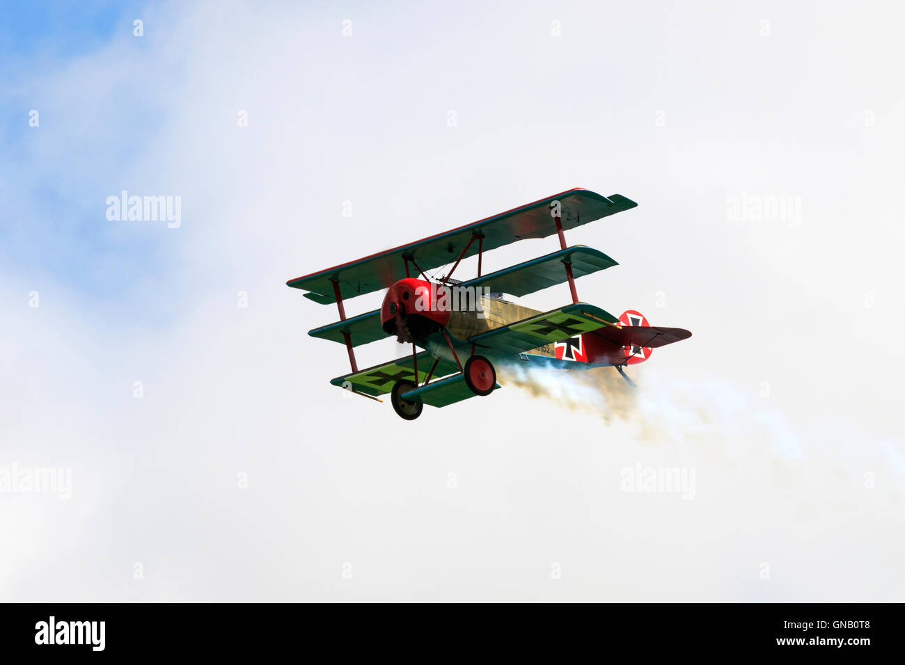 Ww1 Fokker Dr1 Dreidecker Stockfotos und -bilder Kaufen - Alamy