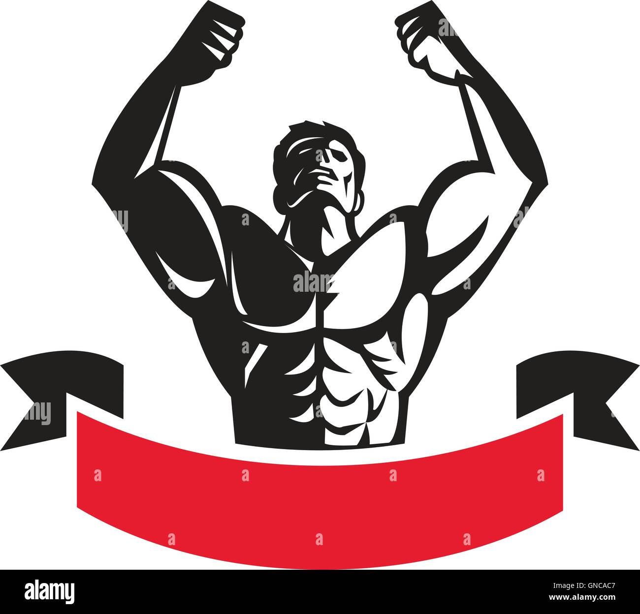 Body builder Stock-Vektorgrafiken kaufen - Alamy