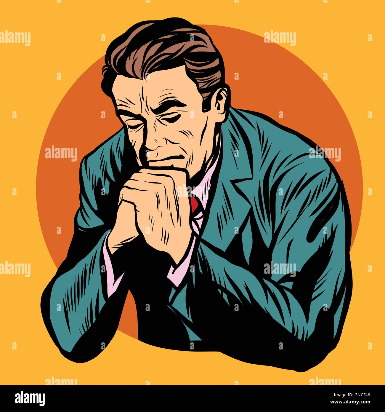 Der denker illustration comic -Fotos und -Bildmaterial in hoher ...