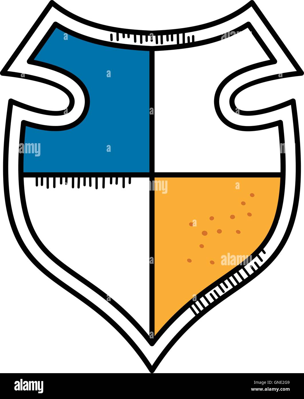 Cartoon shield -Fotos und -Bildmaterial in hoher Auflösung – Alamy