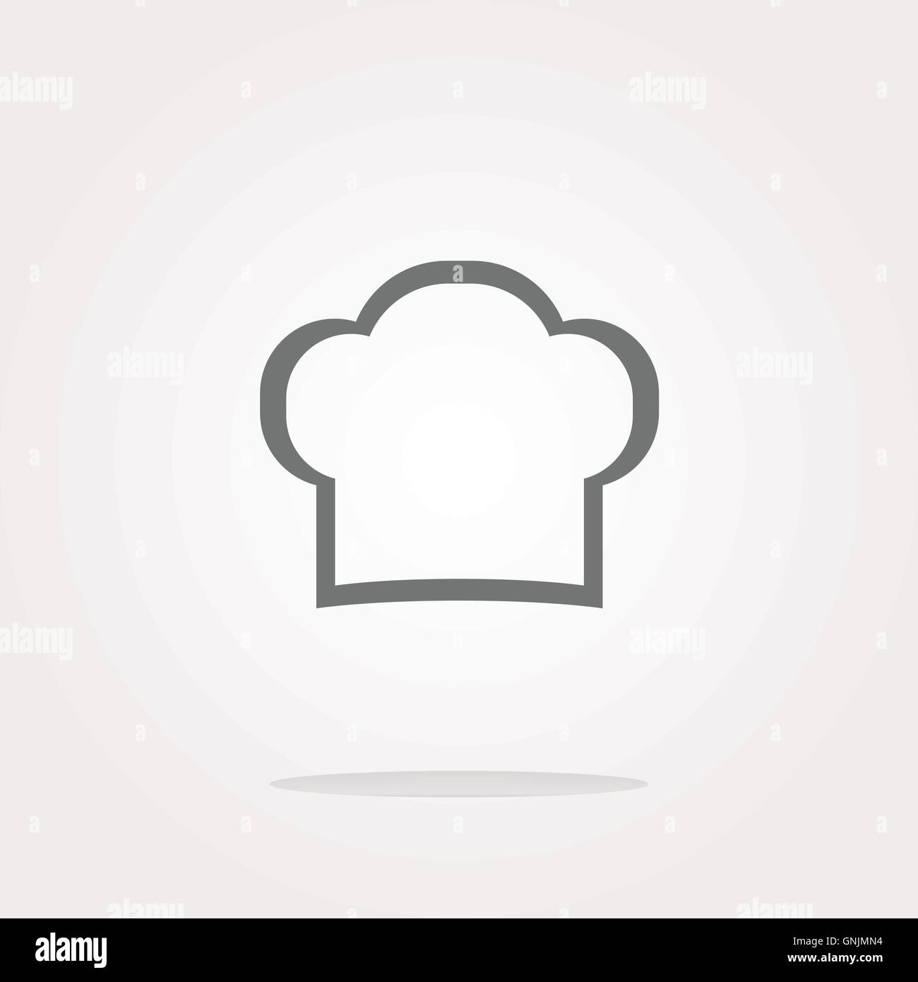 Koch Hut Zeichen Symbol. Kochen Symbol. Köche-Hut. Vektor-Illustration ...