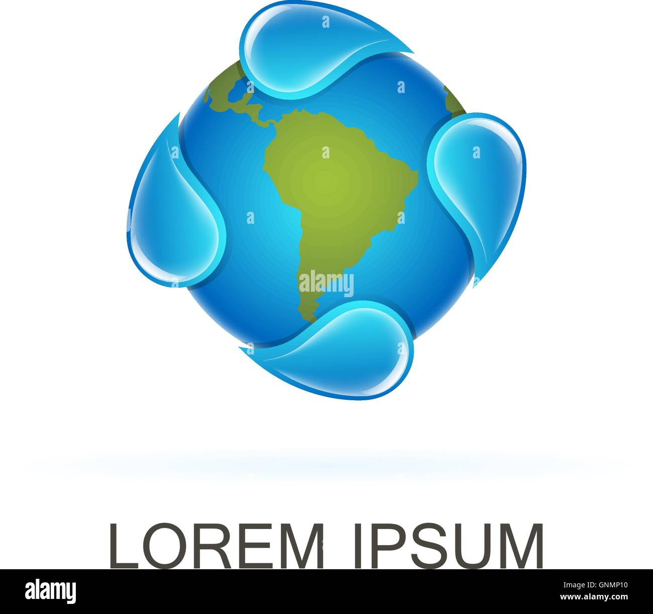 Infinity symbol water Stock-Vektorgrafiken kaufen - Alamy