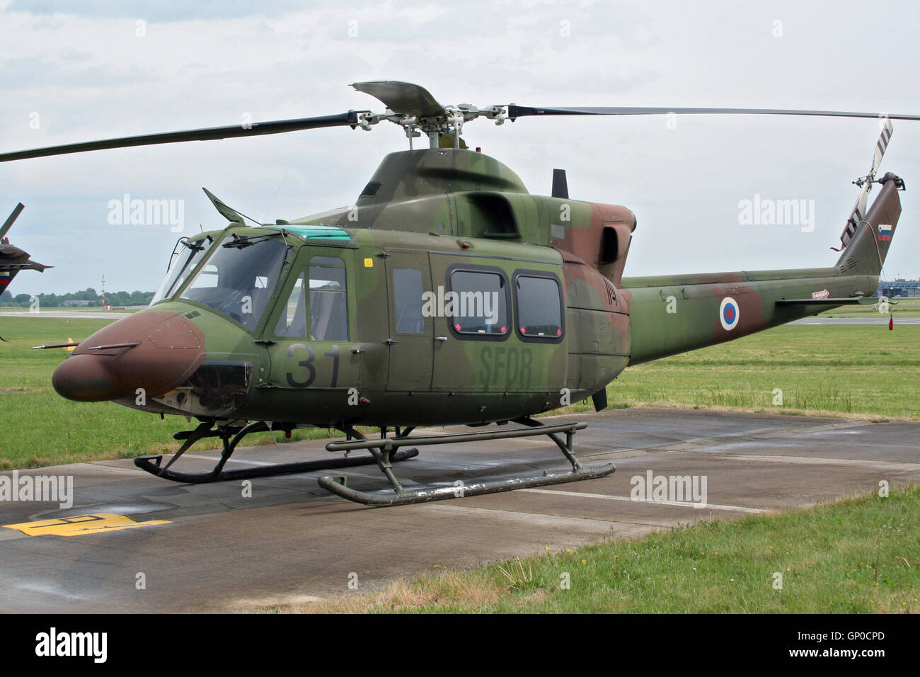 Slovanian Luftwaffe Augusta Bell 412 Hubschrauber Stockfotografie - Alamy