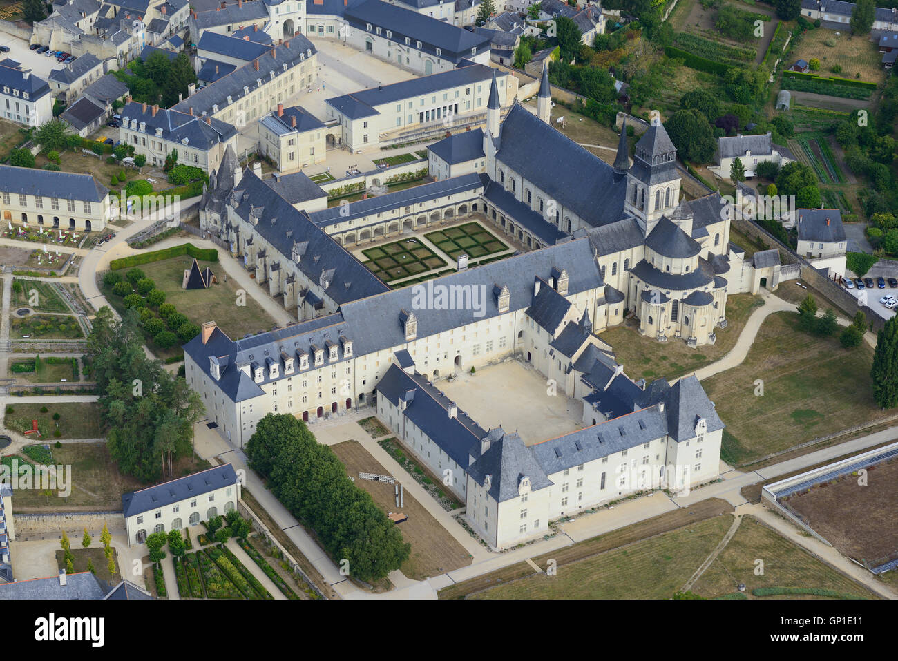 Abbaye Royale Notre Dame De Fontevraud Stockfotos und -bilder Kaufen ...