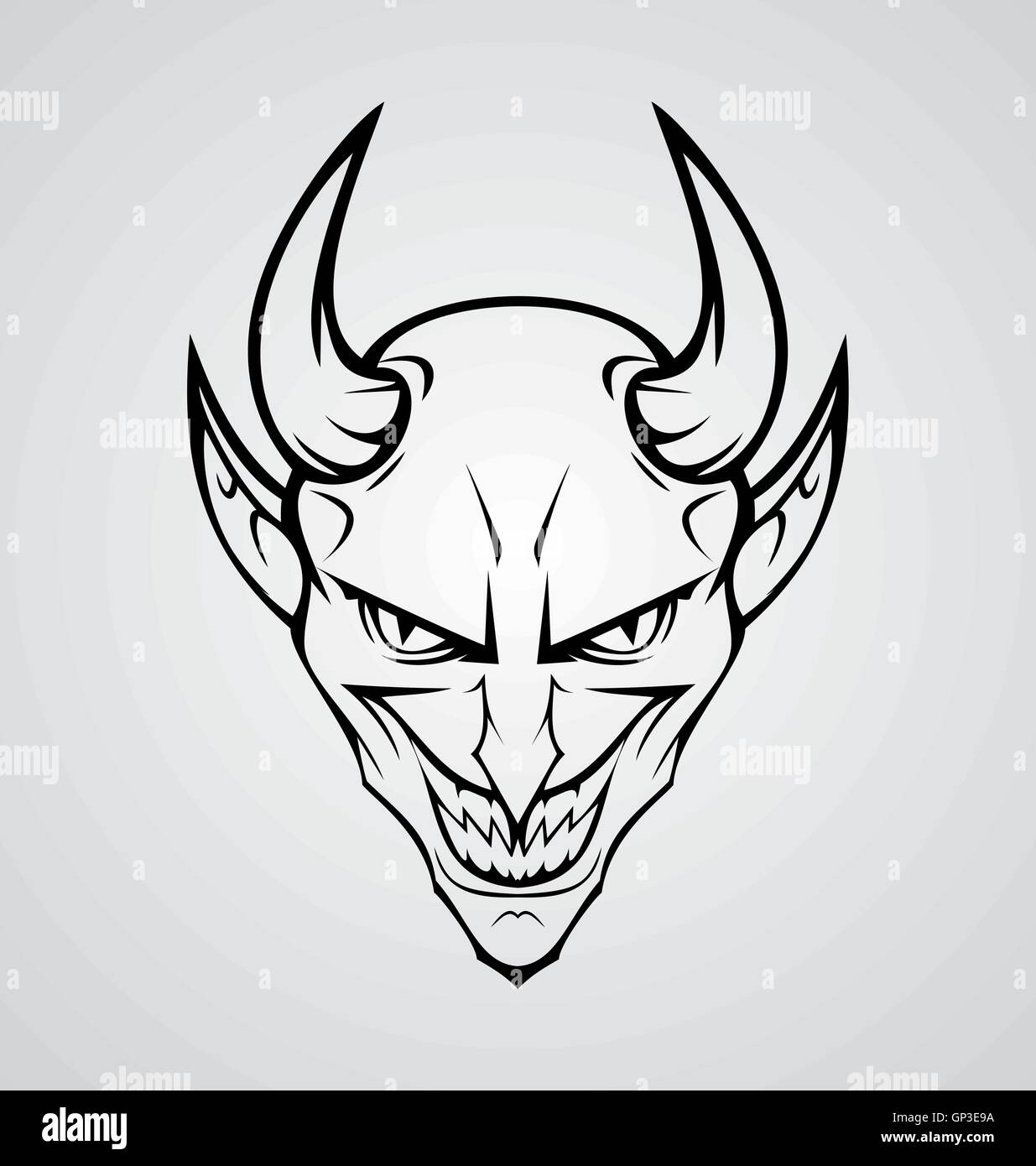 Demons head Stock-Vektorgrafiken kaufen - Alamy