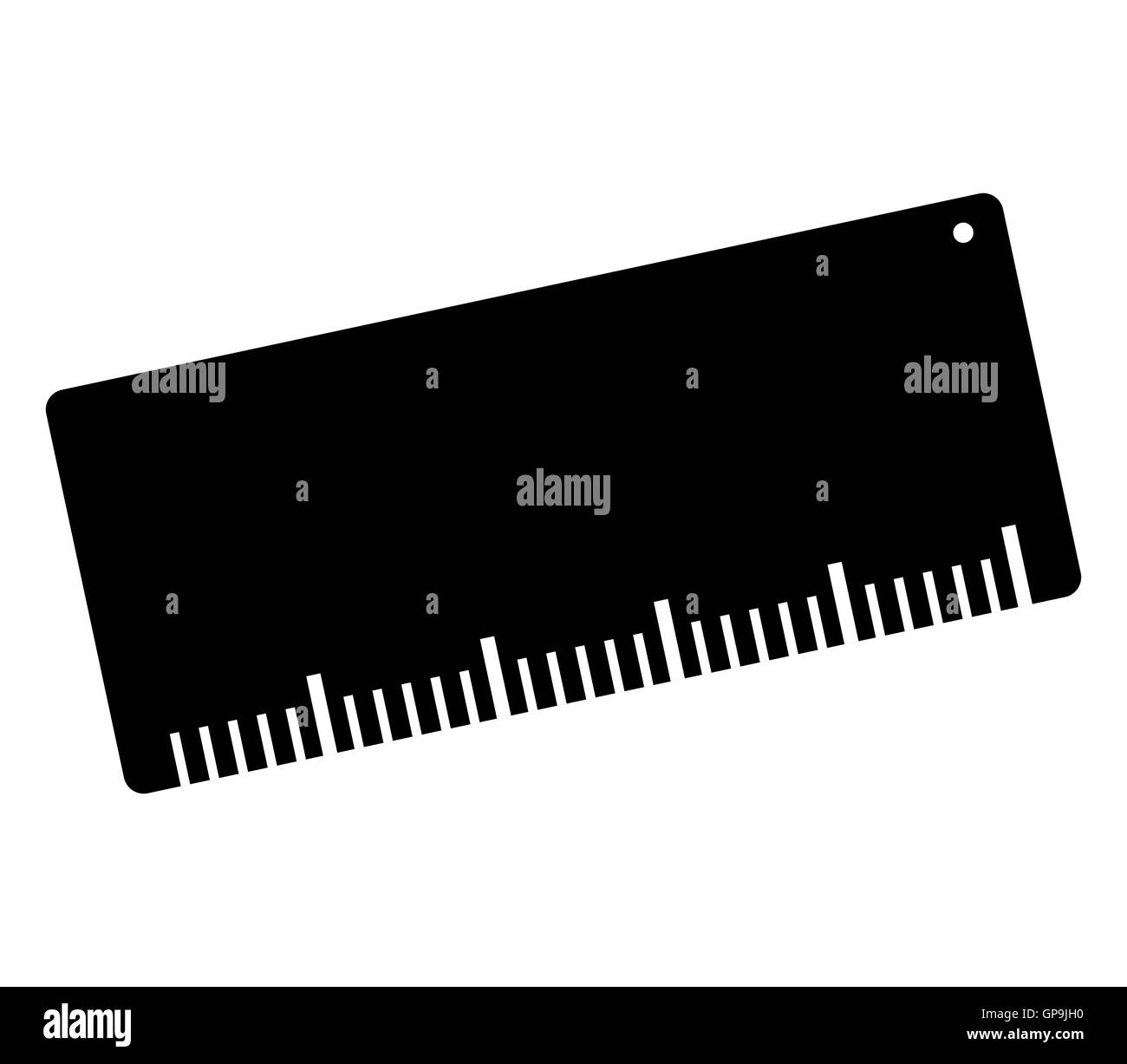 Lineal-Symbol zur Schule Stockfotografie - Alamy