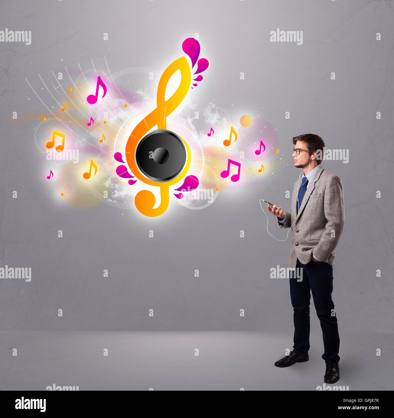 Bunte noten -Fotos und -Bildmaterial in hoher Auflösung – Alamy