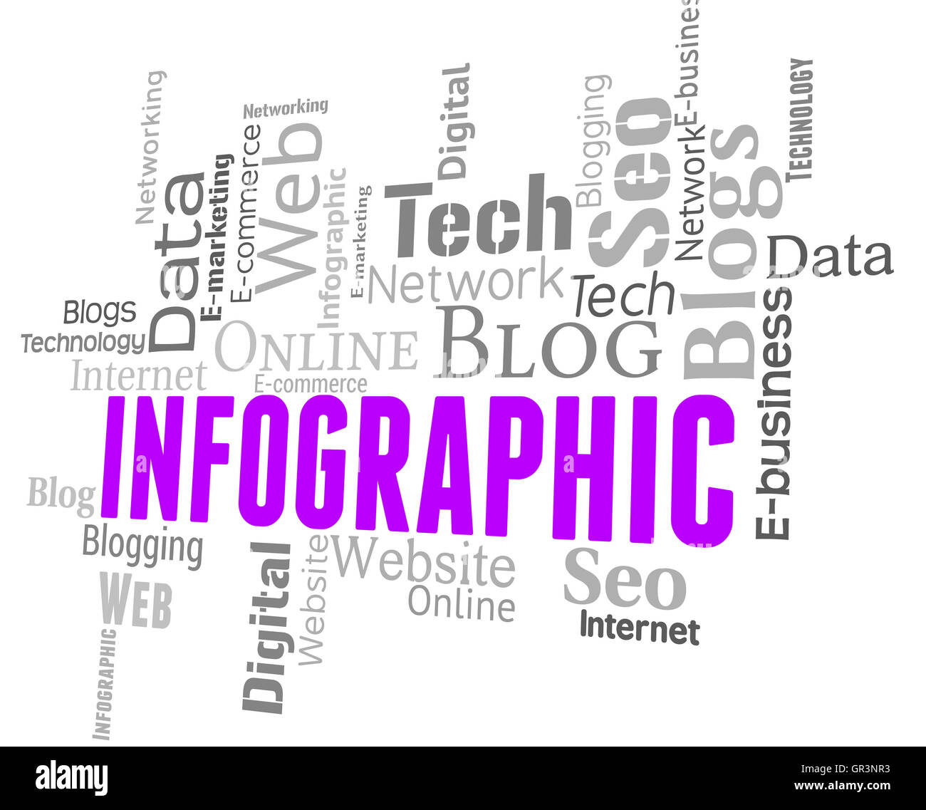 Infografik-Wordcloud Vertretung Diagramm Symbol und Design ...