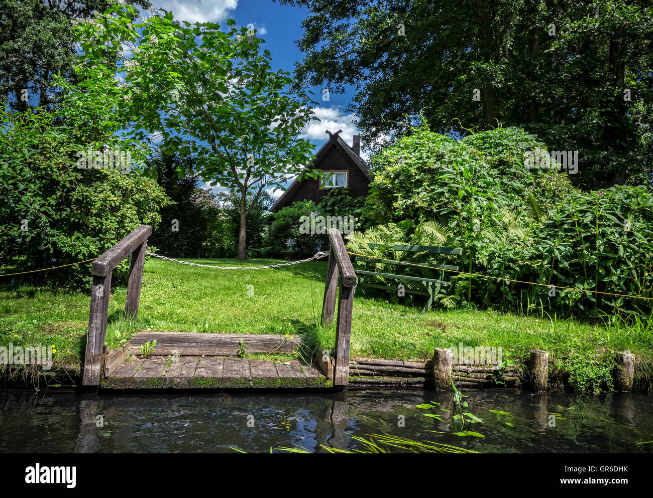 Spreewald Forest Bridge Stockfotos und -bilder Kaufen - Alamy