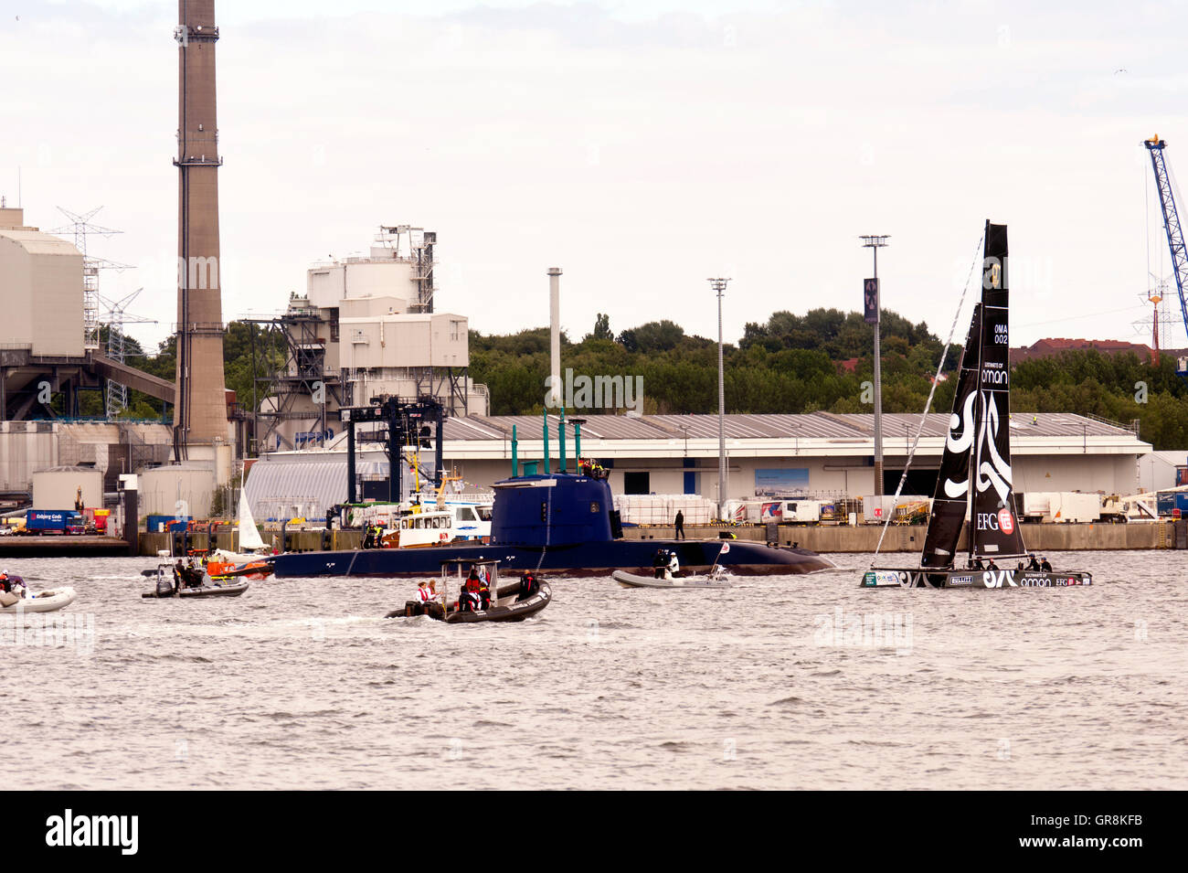 U-Boot im Hafen von Kiel, Deutschland Stockfotografie - Alamy