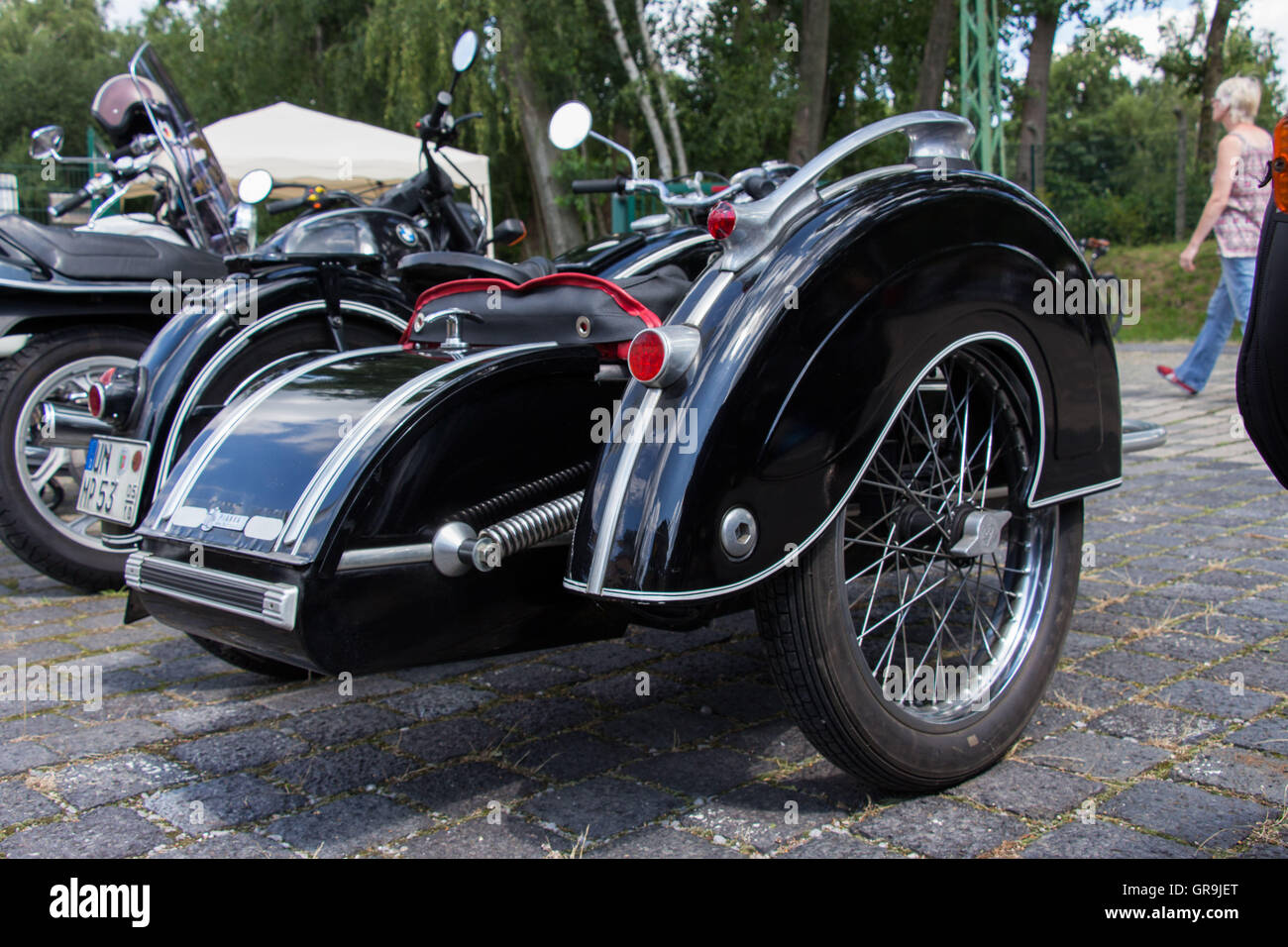 Wunderschne Beiwagen Fr Fahrrad Fotos