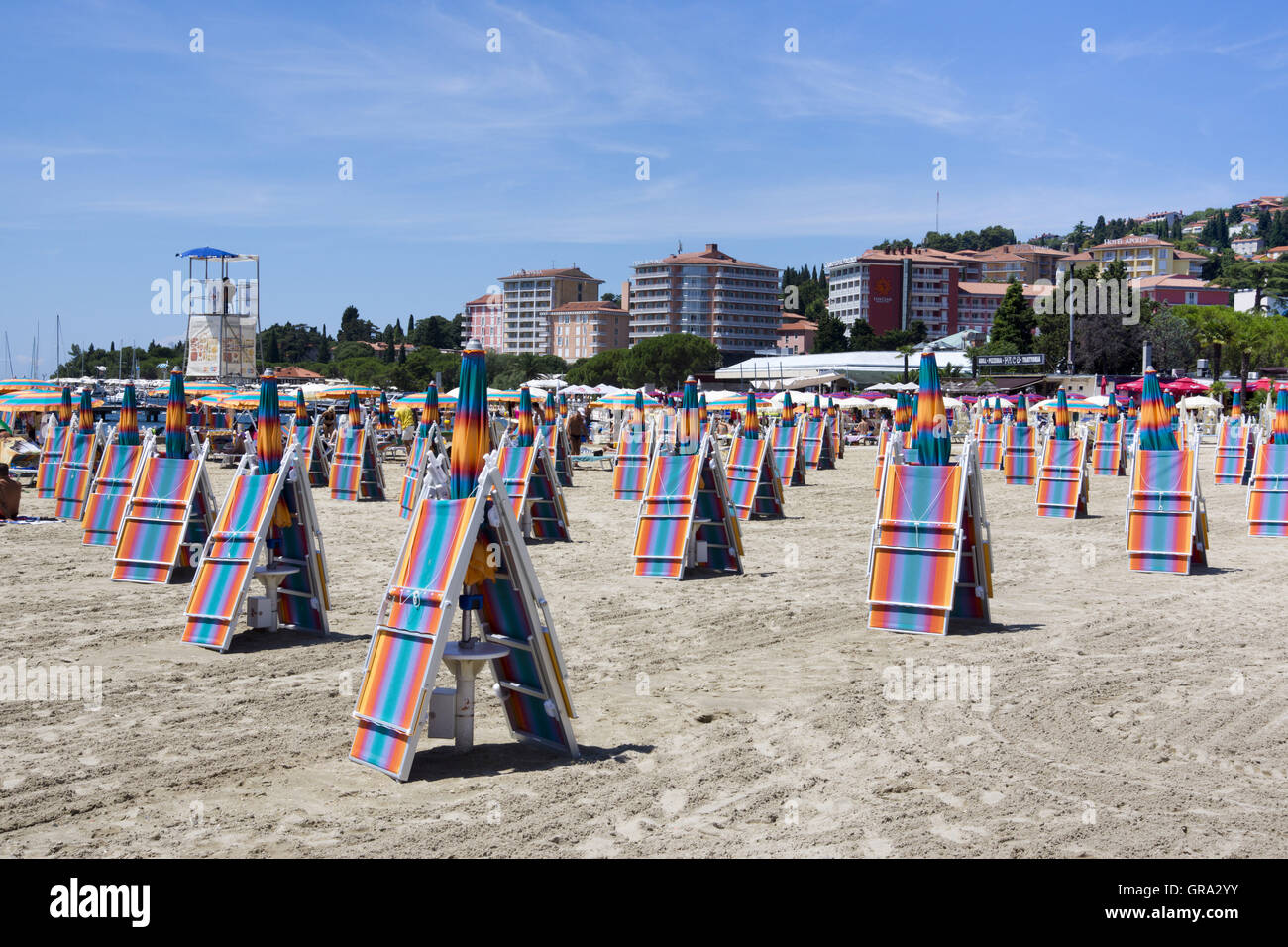 Am strand von portoroz -Fotos und -Bildmaterial in hoher Auflösung – Alamy