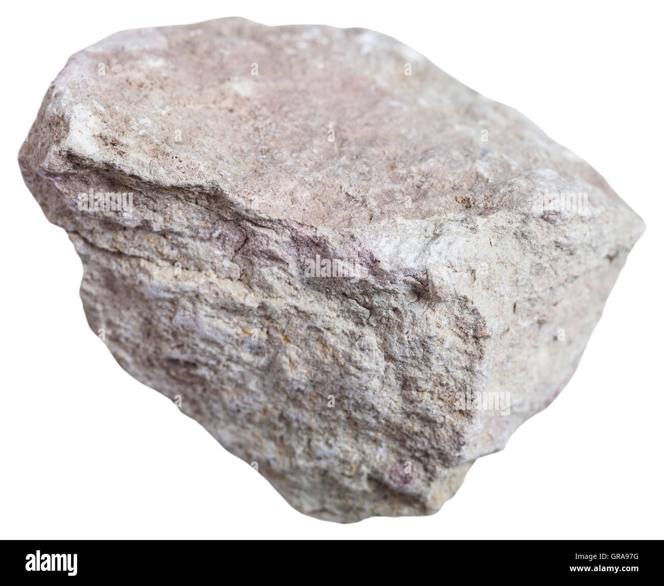 Makroaufnahmen von Sedimentgestein Proben - Mergel (Mergel) Stein ...