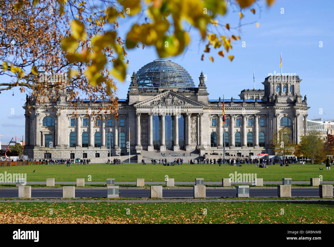 Reichstag In Berlin, Deutschland Stockfotografie - Alamy
