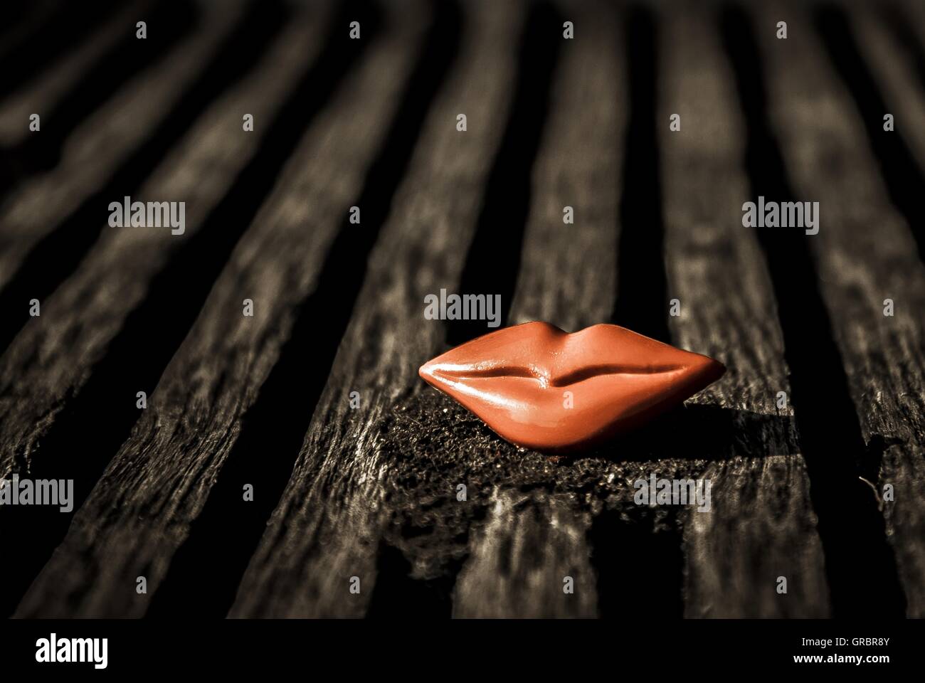 Kissing Lips Stockfotos und -bilder Kaufen - Alamy