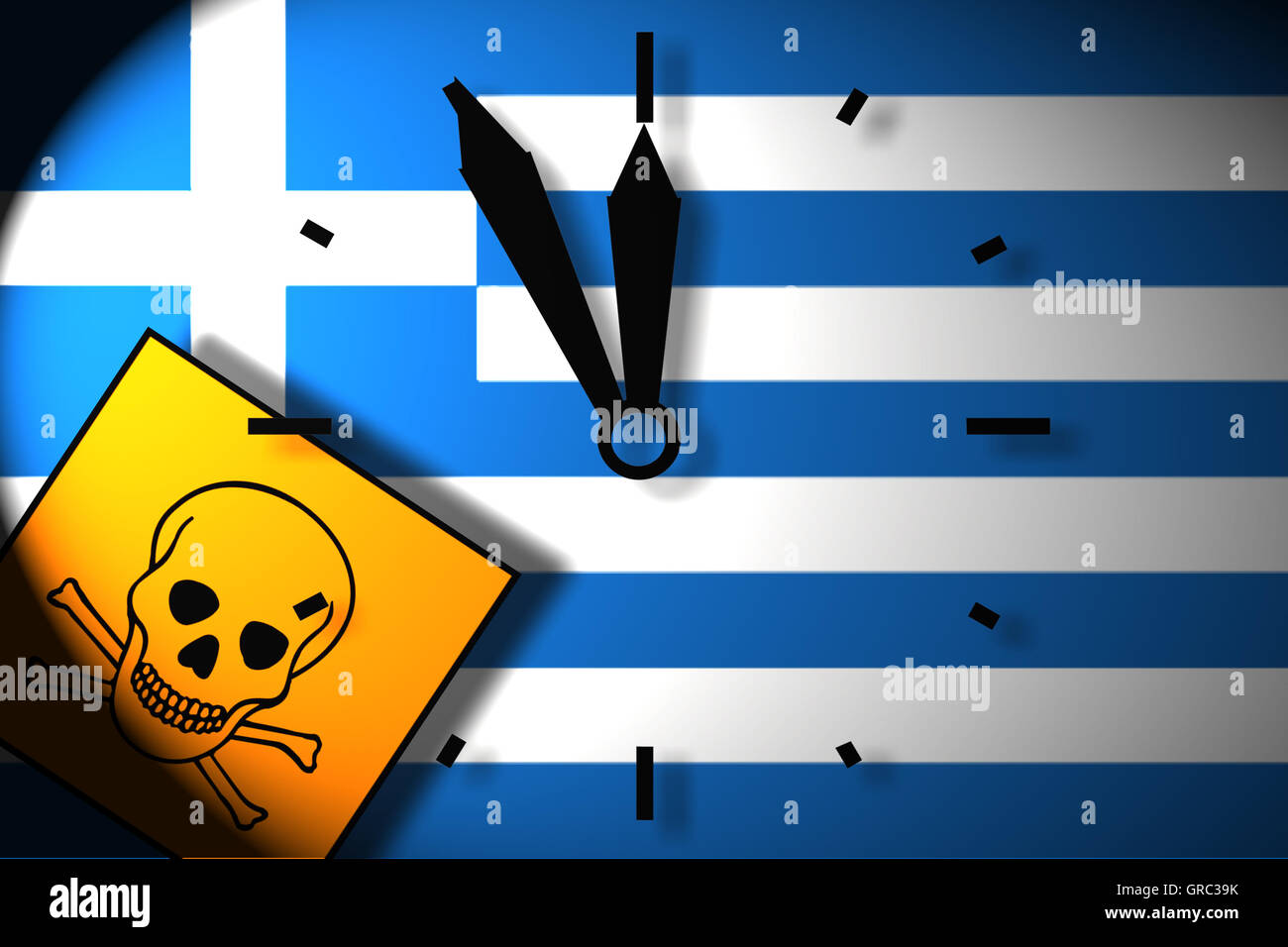 Griechische flagge illustration -Fotos und -Bildmaterial in hoher ...