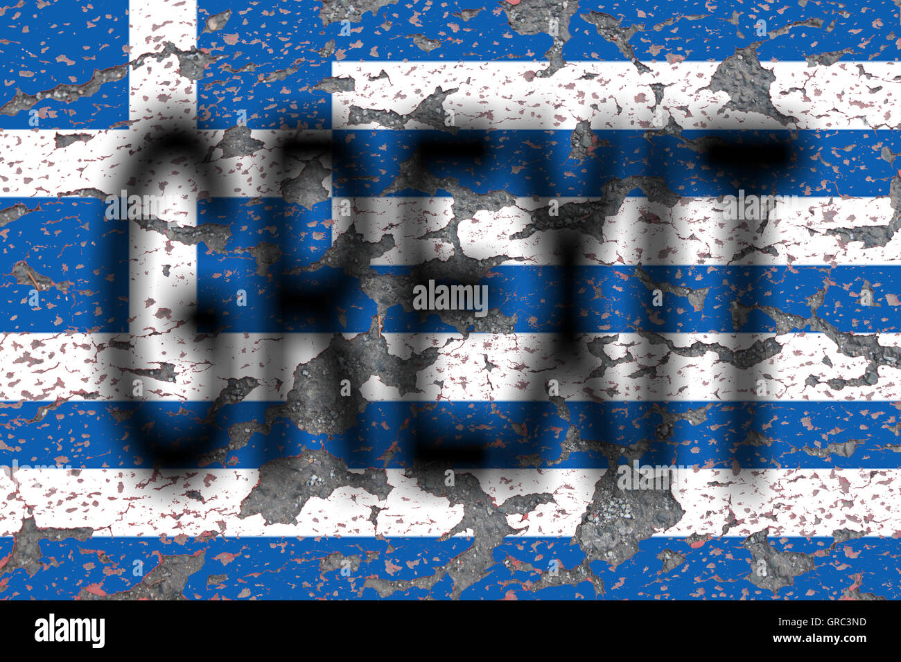 Griechische Flagge Illustration Stockfotos und -bilder Kaufen - Alamy