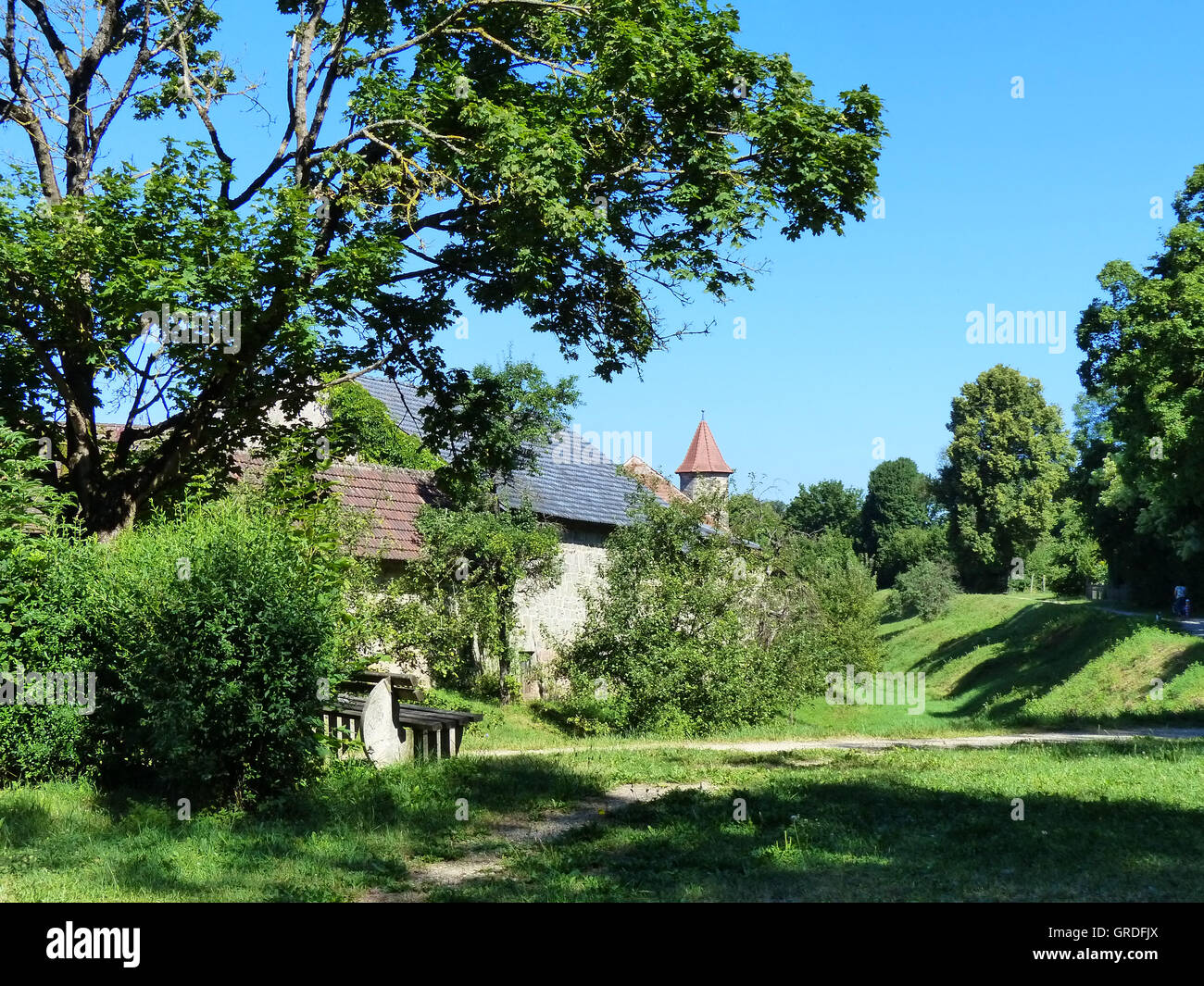 Altstadt mit Stadt Wand, Sesslach, Upper Franconia, Bayern, Deutschland ...