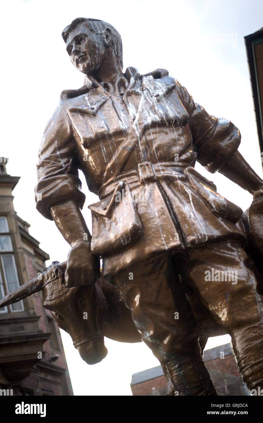 John Simpson Kirkpatrick Statue, South Shields / Simpson und seinem ...