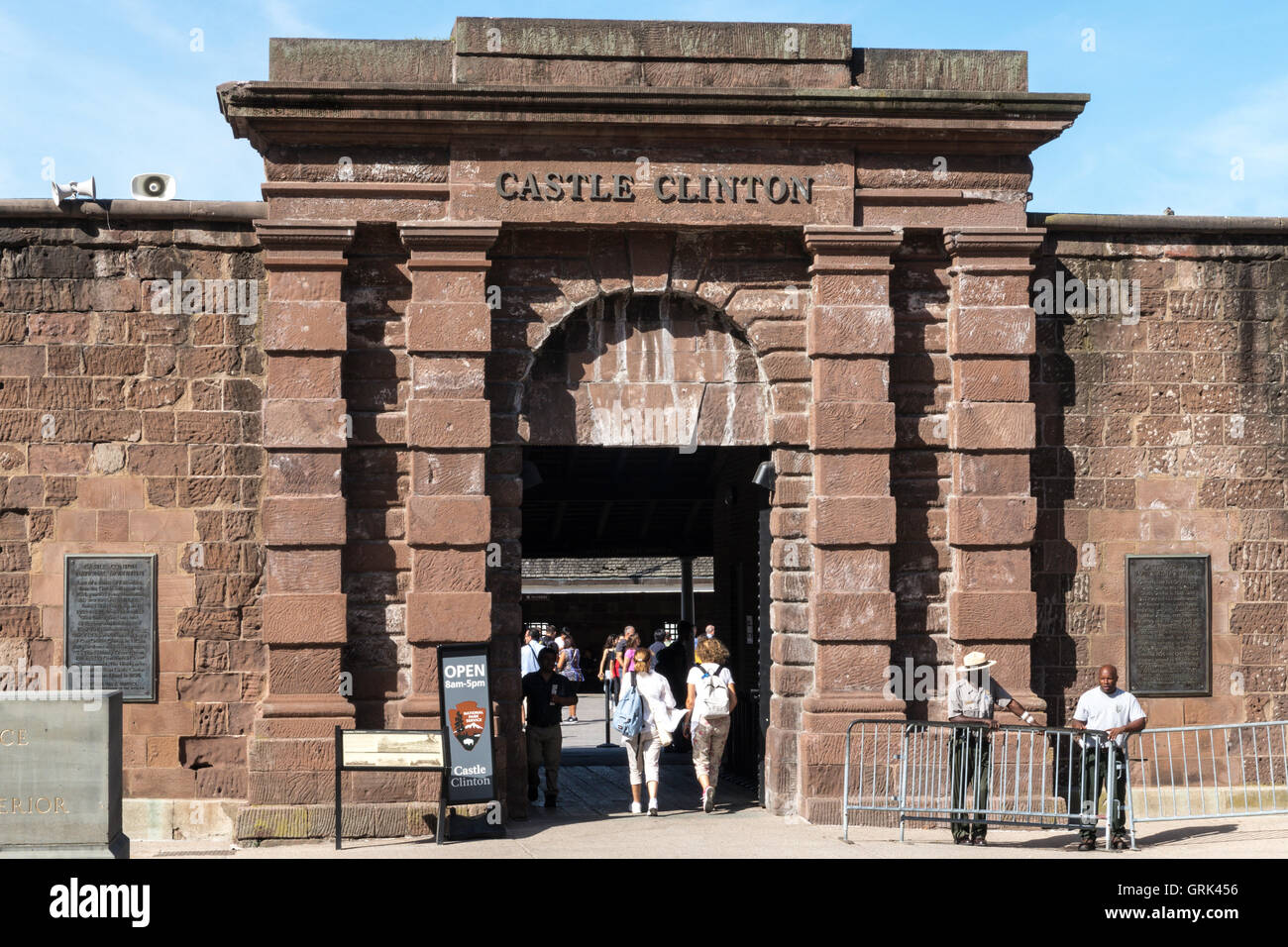 Castle Clinton National Monument Stockfotos und -bilder Kaufen - Alamy