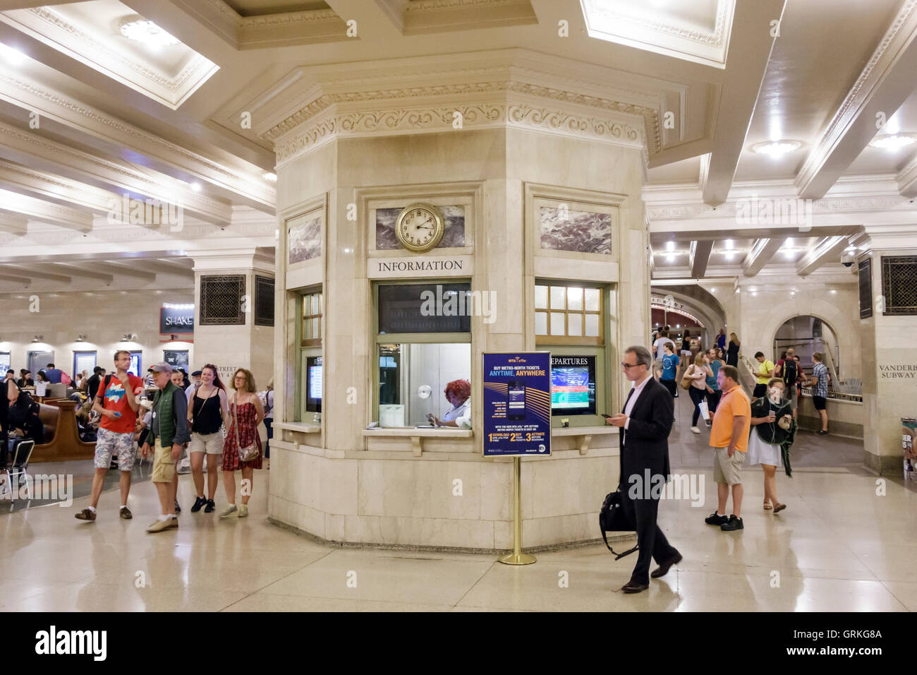 New York City, NY NYC, Manhattan, Midtown, Grand Central Terminal, Bahnhof, MTA Metro-North ...