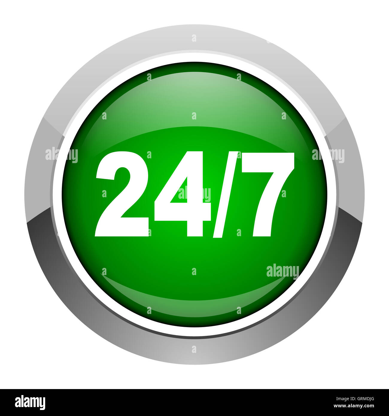24 7 icon -Fotos und -Bildmaterial in hoher Auflösung – Alamy