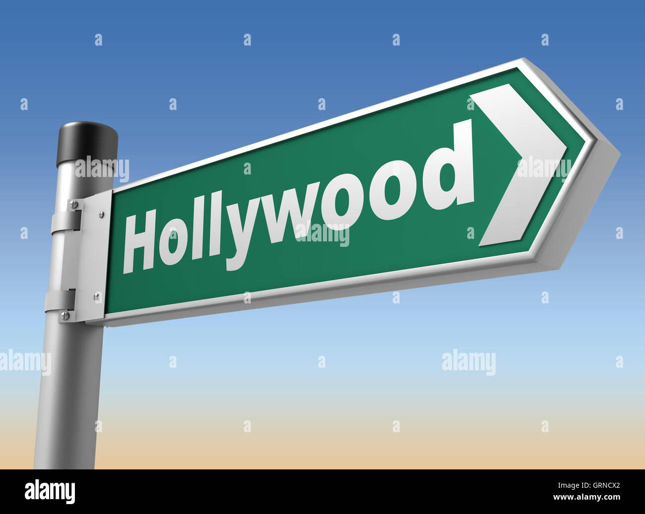 Hollywood Street Sign Los Angeles Stockfotos & Hollywood Street Sign ...