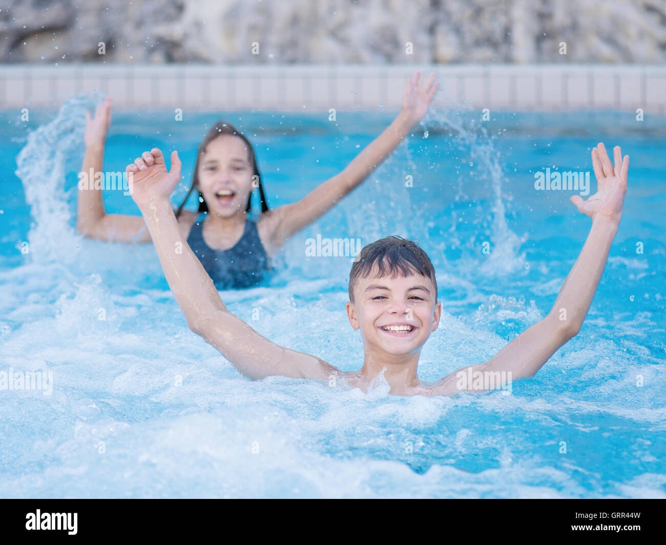 Pool swim Stockfotos und -bilder Kaufen - Alamy