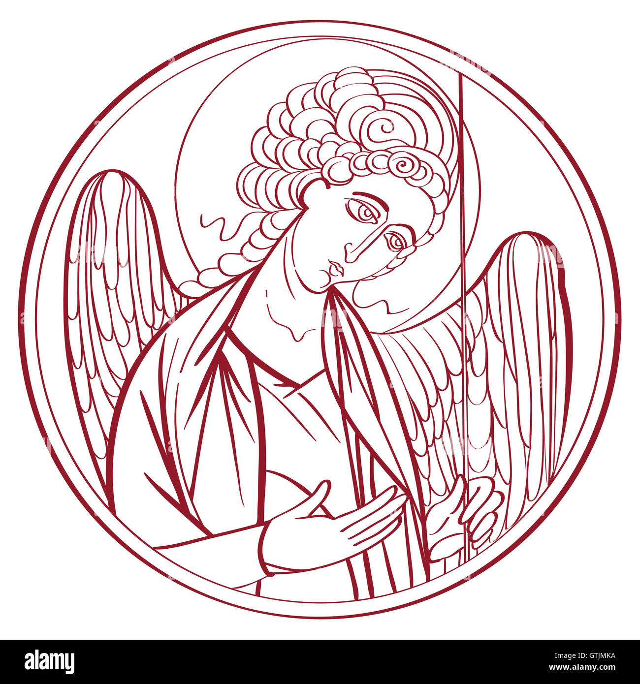 Archangel Drawing Stockfotos und -bilder Kaufen - Alamy