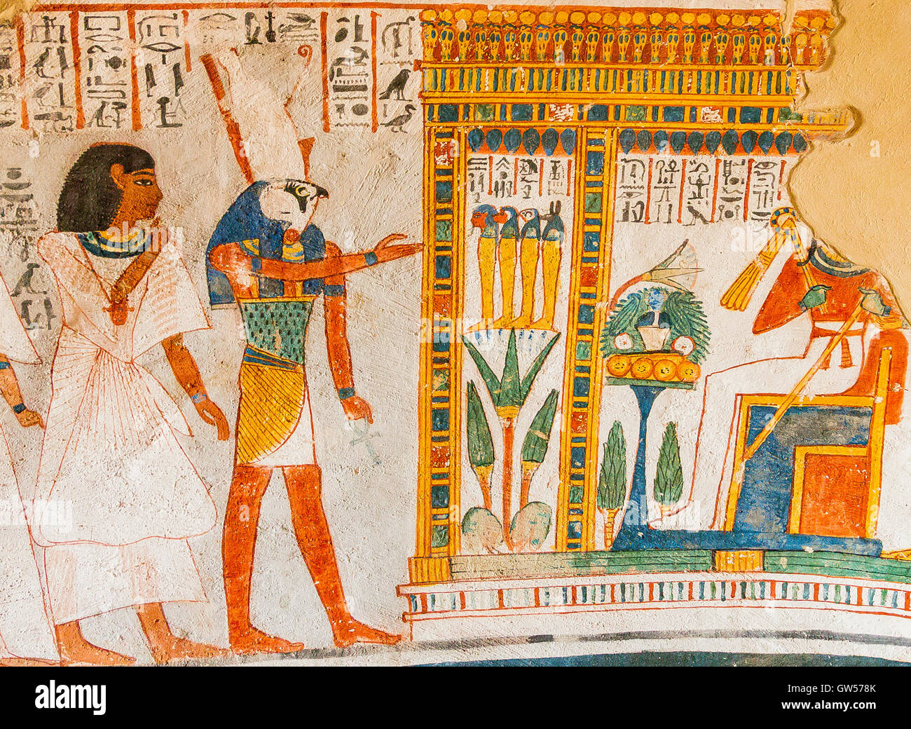 UNESCO-Welterbe, Theben in Ägypten, Tal der noblen (Dra Abu el-Naga ...