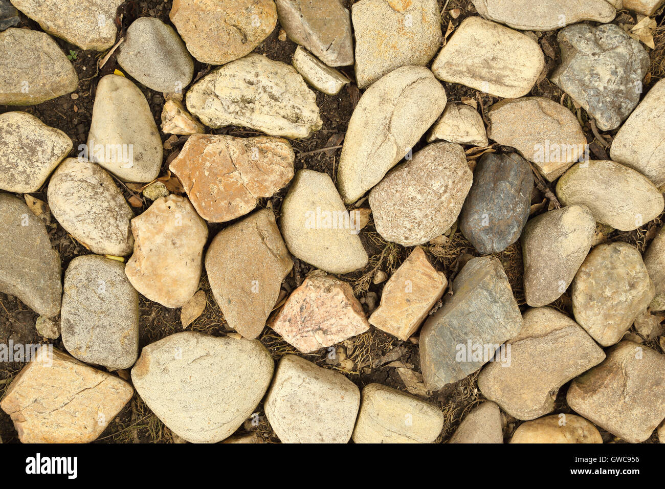Kiesel Steinen Textur Hintergrund Stockfotografie - Alamy