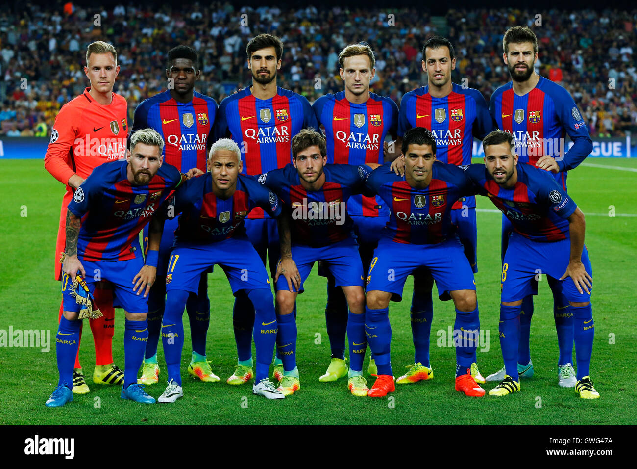 Das barcelona team -Fotos und -Bildmaterial in hoher Auflösung – Alamy