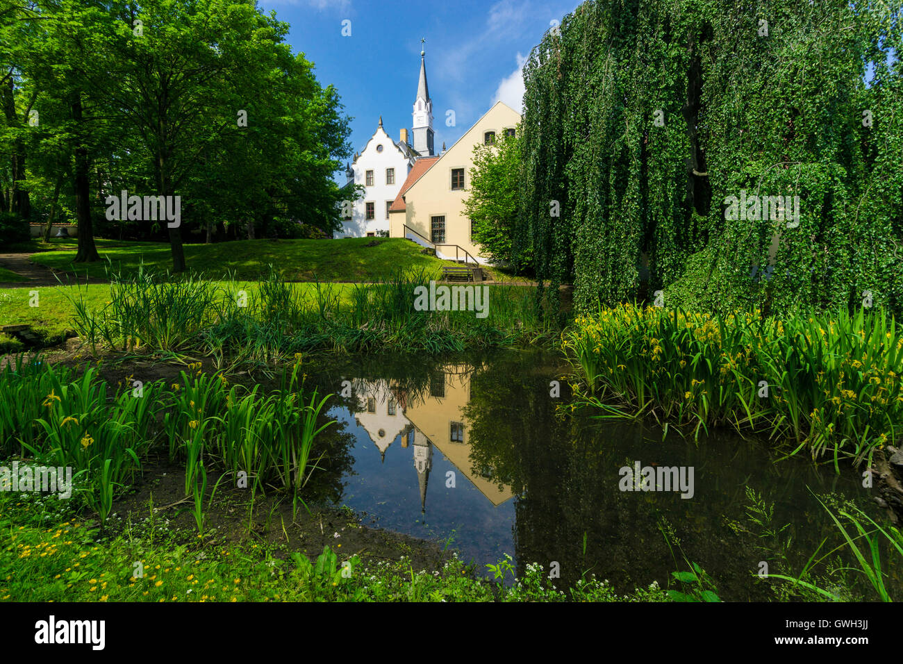 Freital, Schloss Und Park in Freital Burgk Stockfotografie - Alamy