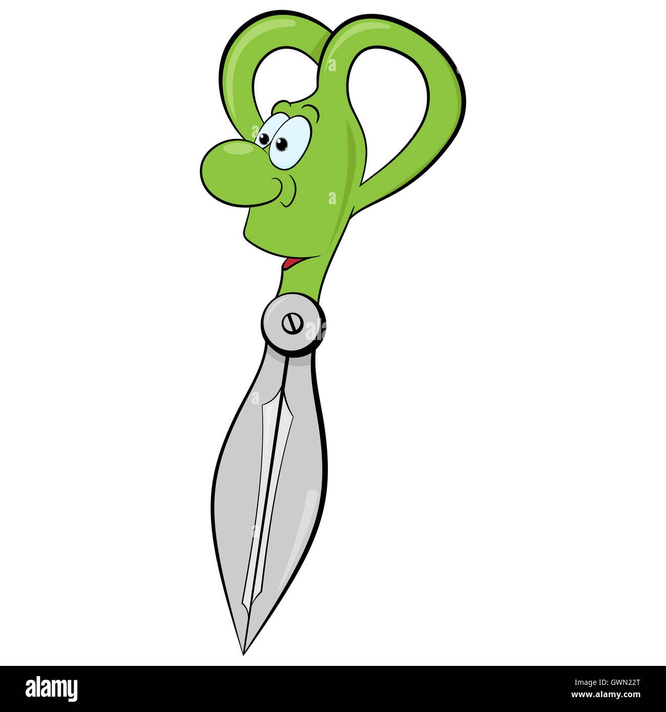 Cartoon scissors -Fotos und -Bildmaterial in hoher Auflösung – Alamy