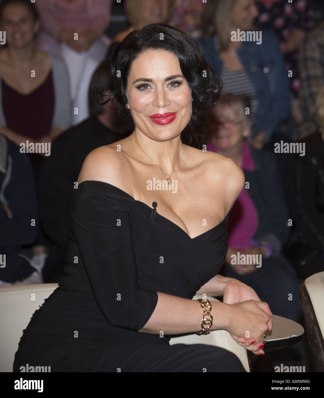 Deutschen ZDF TV Talkshow Markus Lanz bei Fernsehmacher-Studio mit ...