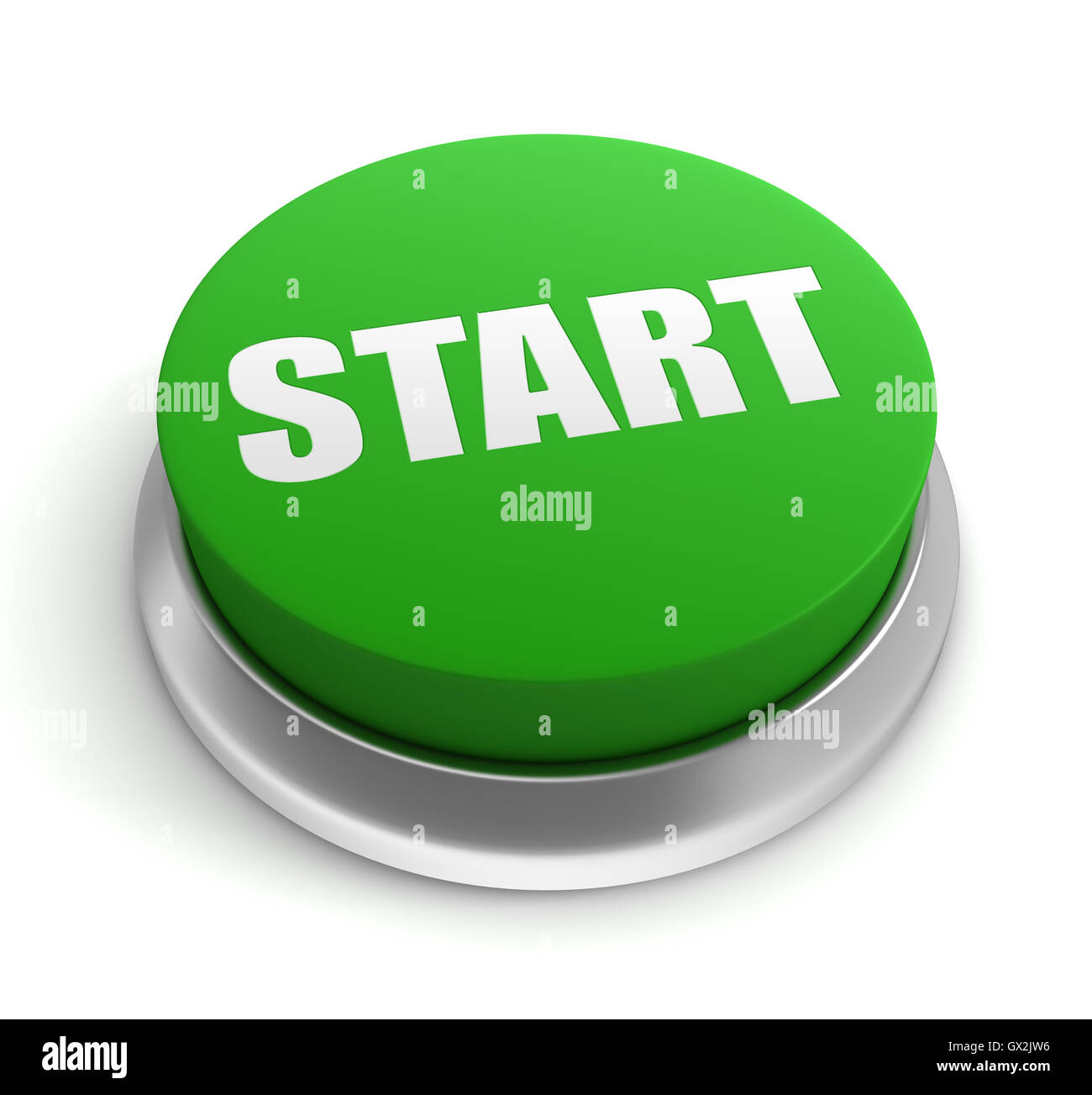 Button Start Green Start Button Stockfotos und -bilder Kaufen - Alamy