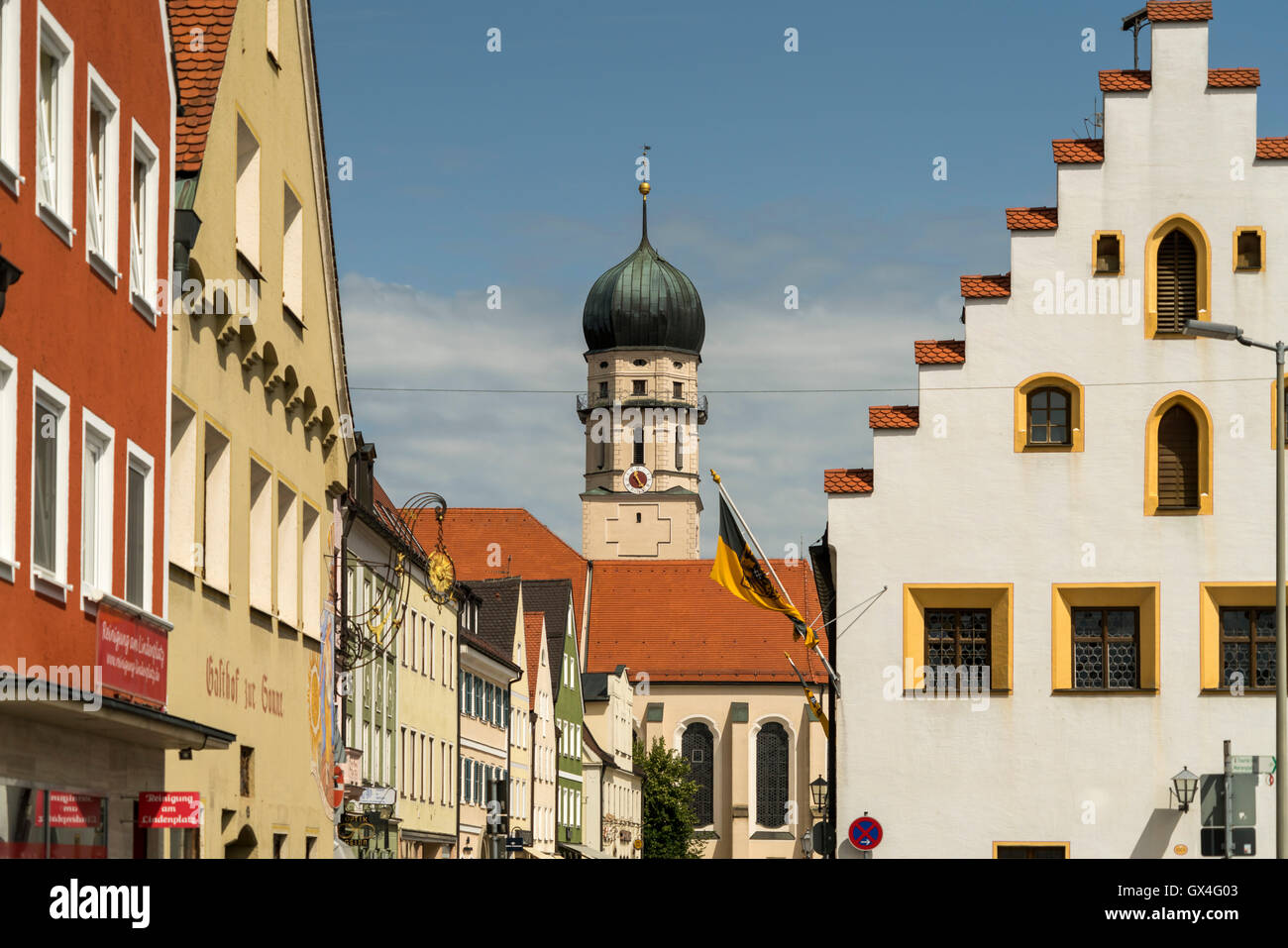 Ballenhaus in der historischen altstadt von schongau -Fotos und ...