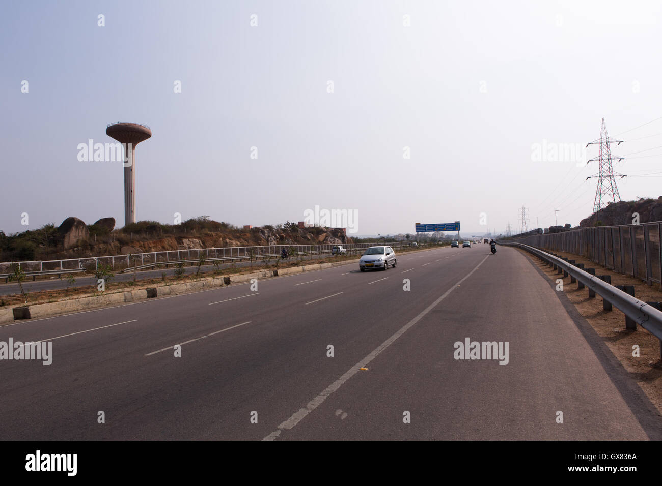 Hyderabad Outer Ring Road Stockfotografie - Alamy