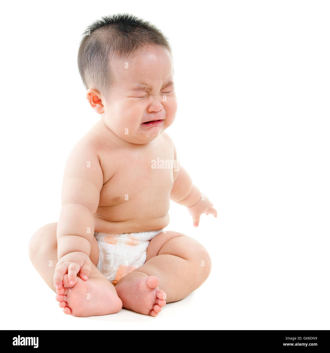 Baby pout cry -Fotos und -Bildmaterial in hoher Auflösung – Alamy