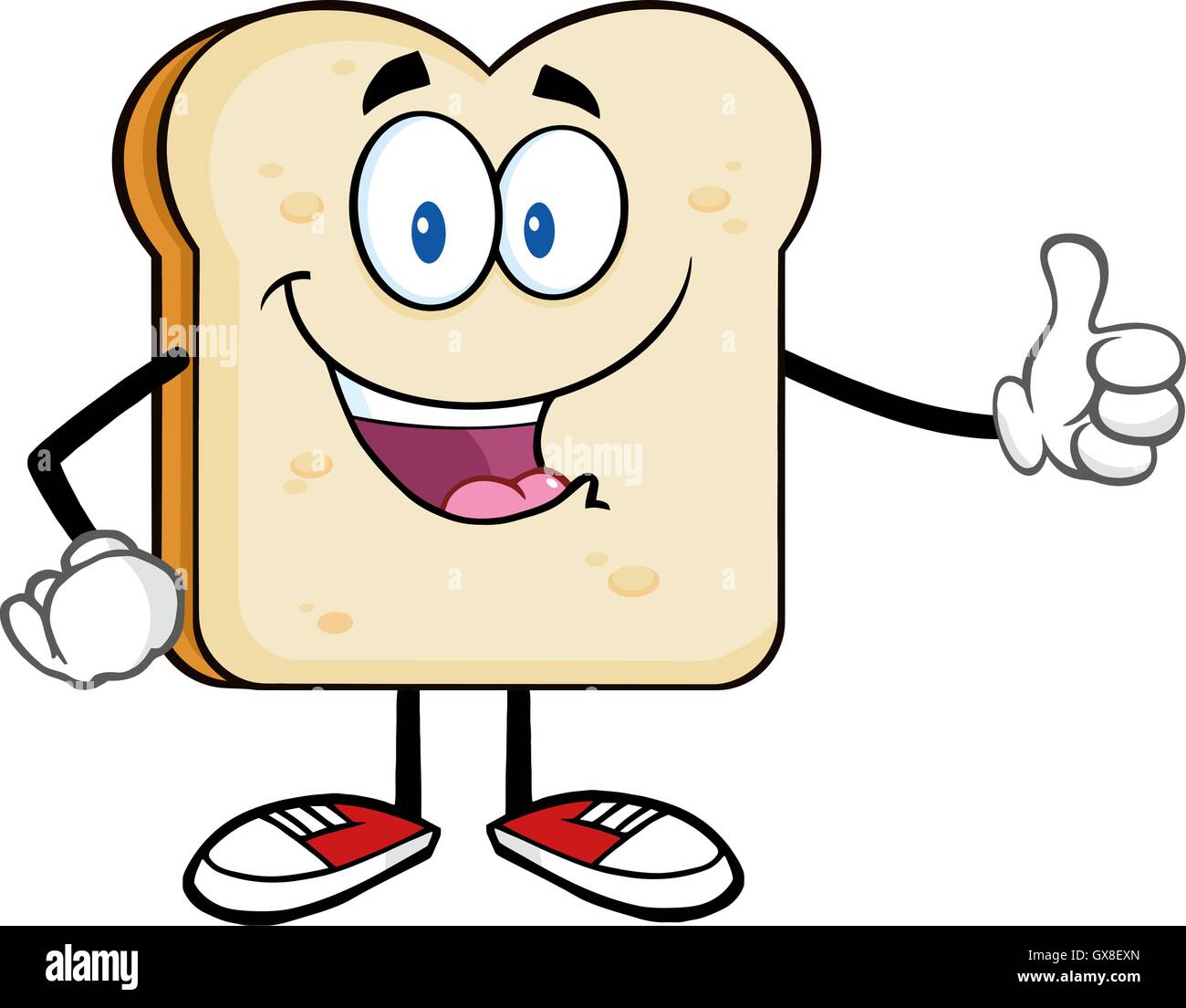 Cartoon stil brot augen Stock-Vektorgrafiken kaufen - Alamy