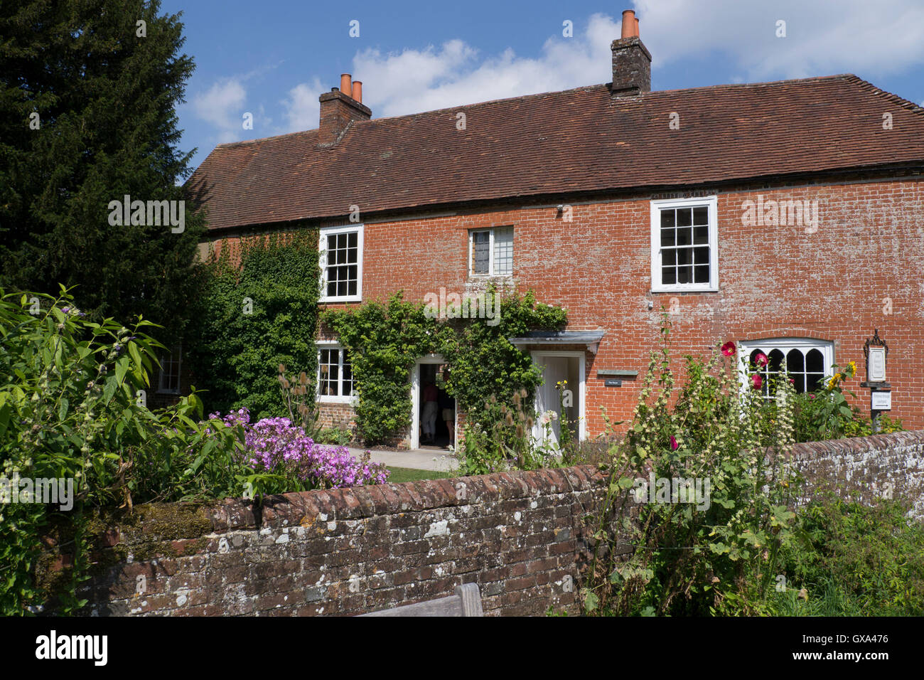 Austens Haus, Chawton, Hampshire, England Stockfotografie - Alamy