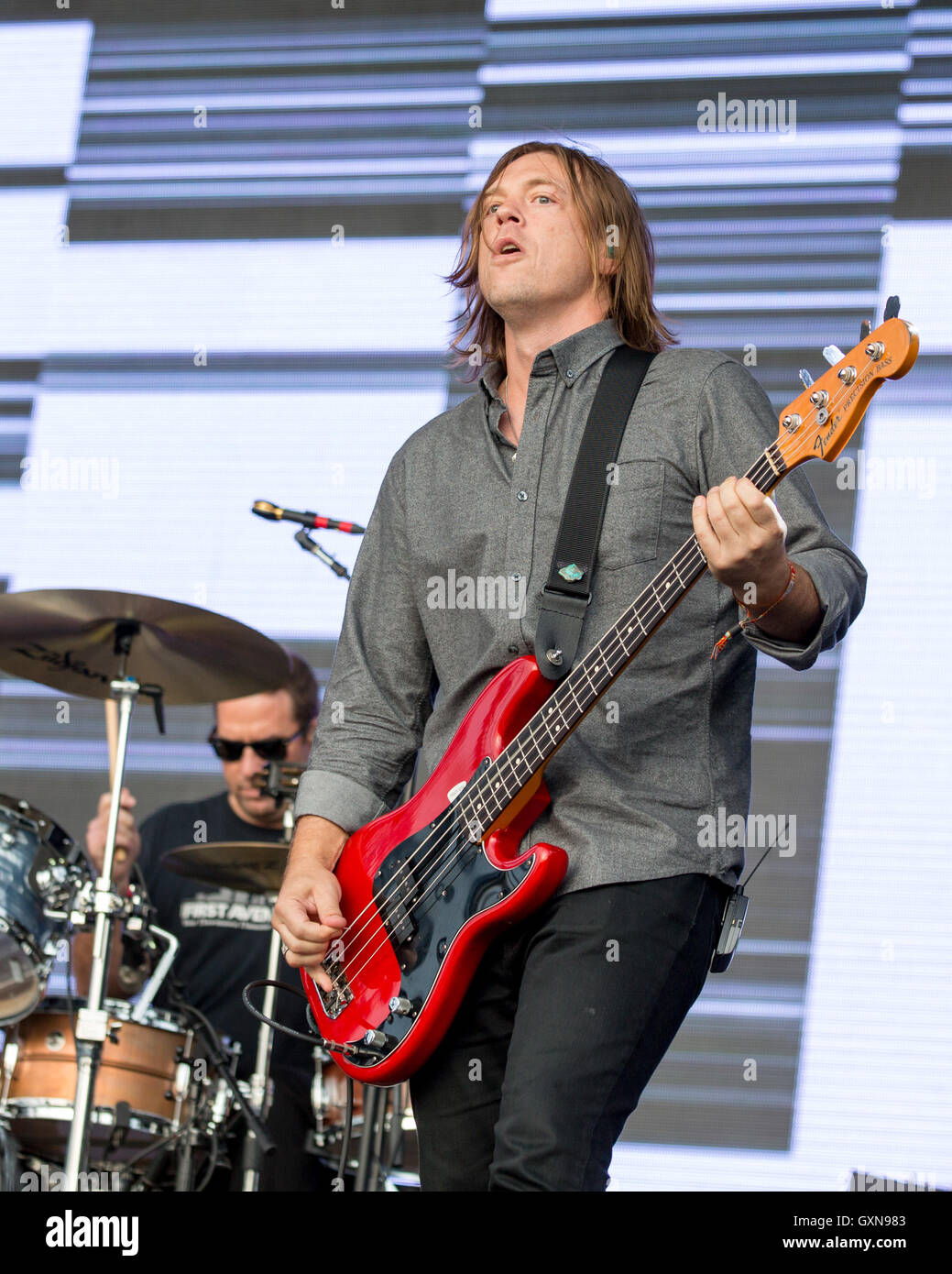 Chicago, Illinois, USA. 16. Sep, 2016. RICK BURCH von Jimmy Eat World ...