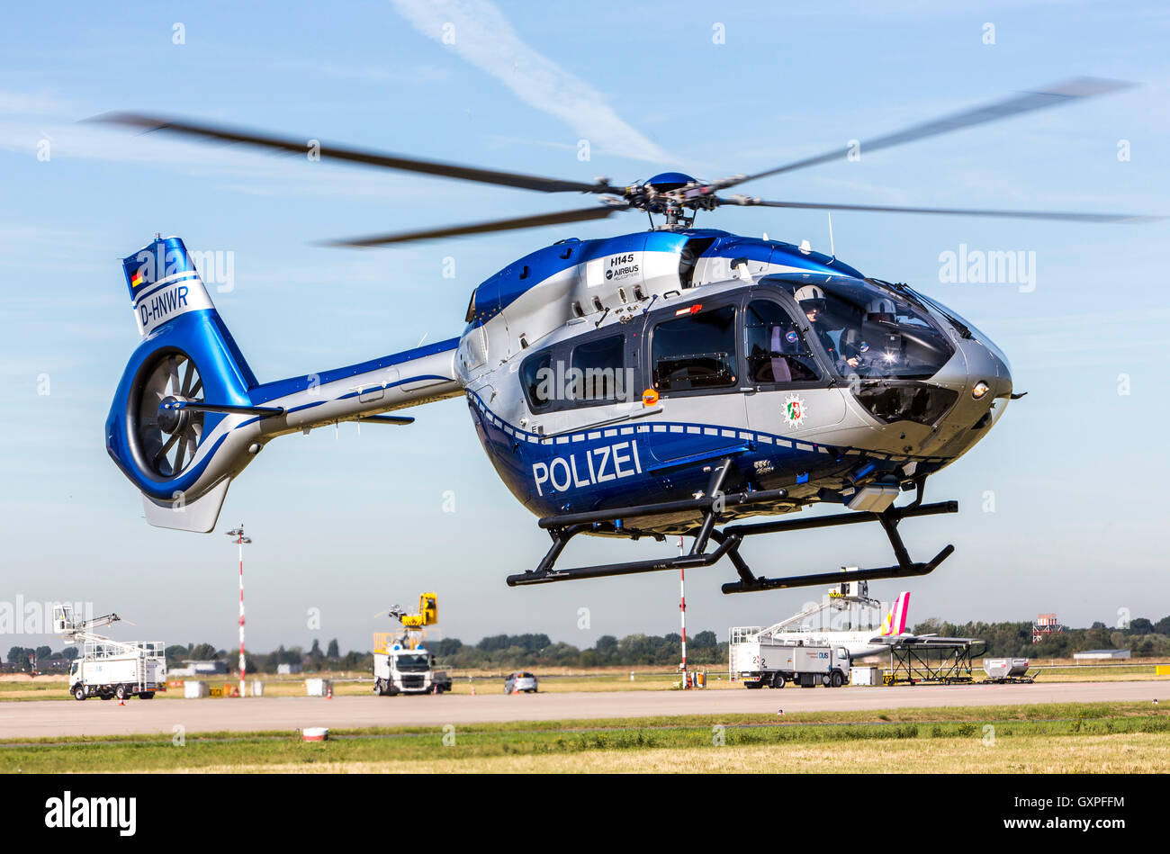 Polizei Hubschrauber Airbus H145 Stockfotografie - Alamy