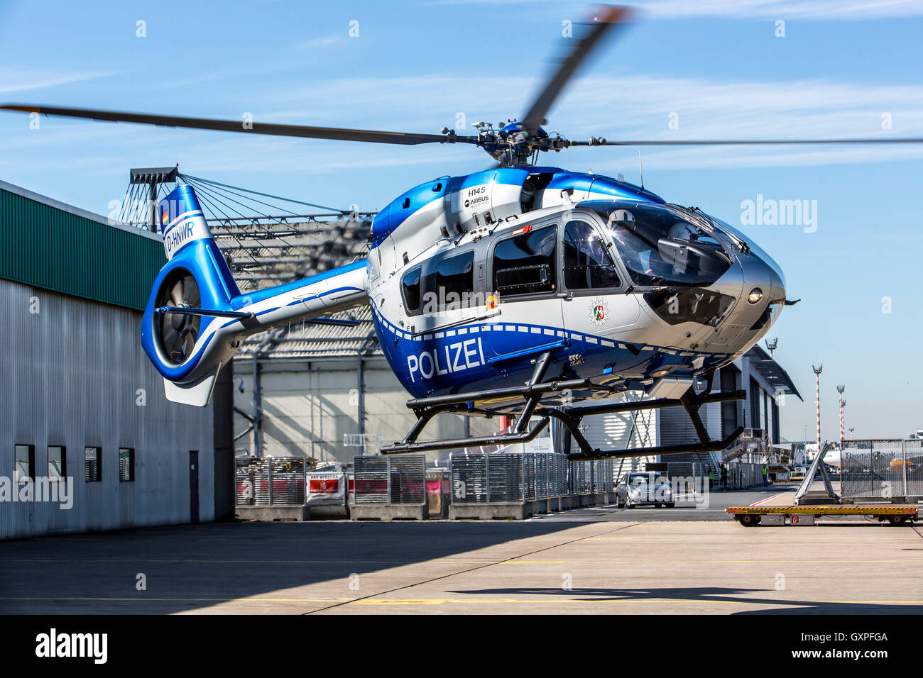 Polizei Hubschrauber Airbus H145 Stockfotografie - Alamy