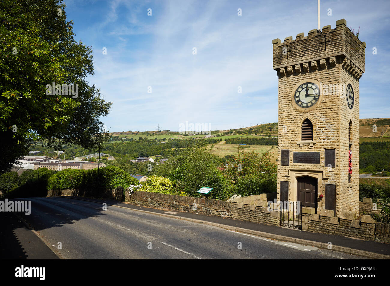 Stockbridge Clock Tower Memorial 1923 Denkmal der großen Krieg WW1 ...